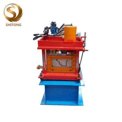 China Water Steel Gutter Cold Roll Forming Machine 0.7-1.2mm Thickness 22 Rows 11KW Hydraulic Power for sale