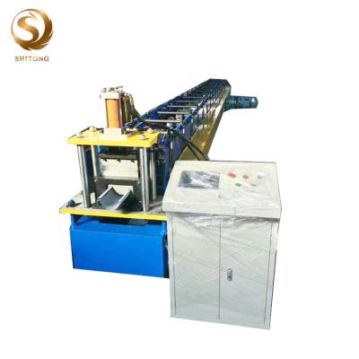 China Half Round Rain Gutter Cold Steel Roll Forming Machine 0.7-1.2mm Thickness 11KW Hydraulic Power for sale