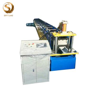 China Half Round Rain Spout Metal Steel Gutter Rolled Forming Machine 0.7-1.2mm Thickness 11KW Hydraulic Power for sale