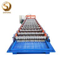 China 750 model aluminium colored steel profile make roll forming machine for sale
