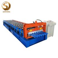 China 750 model aluminium profile cutting roof roll forming machine manufacturers for sale