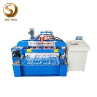 China 840 model automatic iron sheet memory frame roof plate cold roll forming machine for sale