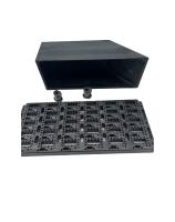 China Black Size Custom CNC Plastic Parts , Plastic CNC Machining Service for sale