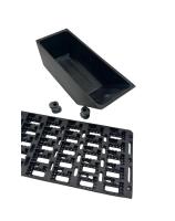 China Black Size Custom CNC Plastic Parts , Plastic CNC Machining Service for sale