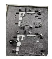 China High Durability Aluminum Wave Soldering Pallet 200C Max Temperature Long Lasting for sale