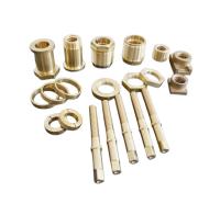 China Brass Precision CNC Machined Components Size Customized ISO9001 for sale