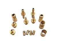 China Brass Precision CNC Machined Components Size Customized ISO9001 for sale