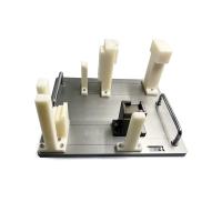 China Precision Machining 6061 CNC Milling Parts Black Positive Oxidation Tooling Positioning Cover Plate for sale
