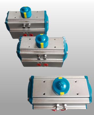 China OEM Rack And Pinion Pneumatic Actuator Low Temperature Silicone Sealing 90 Degree Actuator for sale