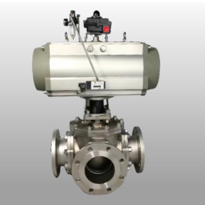 China Aluminum Rack And Pinion Pneumatic Actuators OEM 90 Degree Pneumatic Rotary Actuator for sale