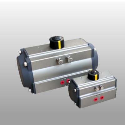 China Compact Double Action Pneumatic Actuator Lightweight 90 Degree Rotary Actuator At Type for sale