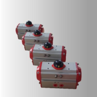 China Aluminum Alloy Rotary Pneumatic Actuator OEM Single Acting Pneumatic Actuators At Series for sale