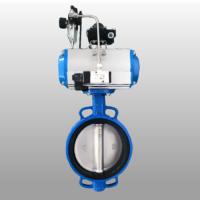 China Double Acting Pneumatic Butterfly Valve DN25 - DN1000 PN10 - PN16 Air Actuated Butterfly Valves for sale