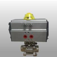 China Hard Anodizing Pneumatic Ball Valve Stainless Steel 2 Way Pneumatic Valve for sale
