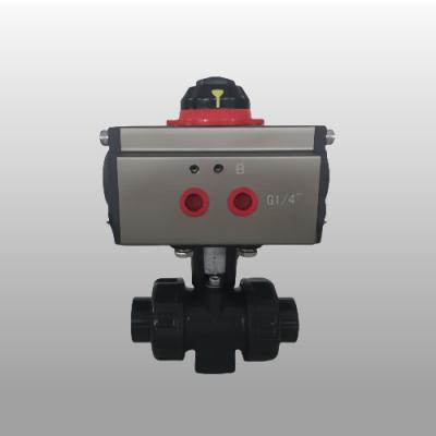 China OEM Pneumatic PVC Ball Valve Anti Corrosive True Union Ball Valve for sale