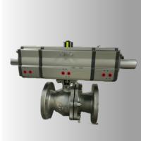 China OEM 3 Position Pneumatic Rotary Actuator 180 Degree 3 Way Actuator Dual Acting for sale
