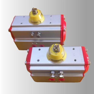 China 90 Degree Rotating Pneumatic Actuator Corrosion Resistant Rack Pinion Pneumatic Actuator for sale