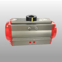 China Aluminium Rotary Stroke Rack And Pinion Pneumatic Actuator With ISO 5211 Mounting for sale
