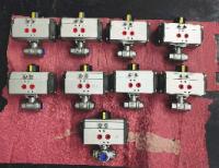 China Dual Action Pneumatic Actuator 90 Degree Oem Pneumatic Actuated Ball Valve for sale