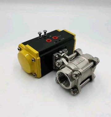 China AT Pneumatic Valve Actuator Rack And Pinion Actuators 90 Degree for sale