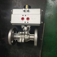 China Pneumatic Ball Valve with NAMUR DIN3337 Connection Pneumatic Actuator for sale