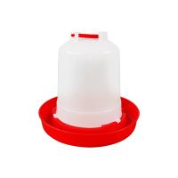 China Red 2L Plastic Automatic Hen Water Feeders / Poultry Drinker Easy Installation Anti drip Water Supply for sale