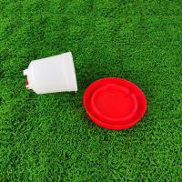 China Red 2L Plastic Automatic Hen Water Feeders / Poultry Drinker Easy Installation Anti drip Water Supply for sale