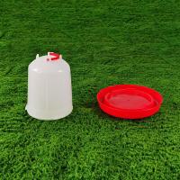 China Durable Cone Shaped Plastic Bird Watering Dispensers Easy Install 3 L Capacity for sale
