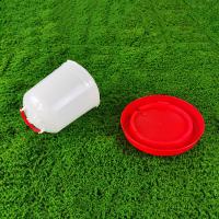 China Durable Cone Shaped Plastic Bird Watering Dispensers Easy Install 3 L Capacity for sale