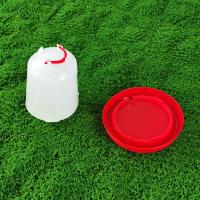 China Durable Cone Shaped Plastic Bird Watering Dispensers Easy Install 3 L Capacity for sale