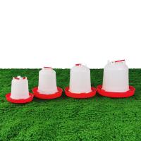 China Tradition Plastic Automatic Rooster 5L Drinking Devices Cone Shape Cylindrical Water Feeder Long Lasting for sale