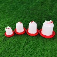 China Tradition Plastic Automatic Rooster 5L Drinking Devices Cone Shape Cylindrical Water Feeder Long Lasting for sale