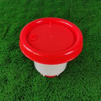 China Bottom Water Filled Version 5L Cone Shape Plastic Plastic Water Feeder Anti Drip Waterer 5 L Capacity for sale