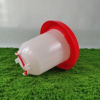 China Poultry Cylindrical Drinker 7 L Capacity Plastic Automatic Water Dispenser Constant Supply for sale