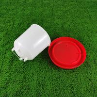 China Automatic Red Plastic Plastic Water Feeder Cone Shape 14L Capacity Anti Drip for sale