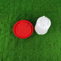 China Automatic Red Plastic Plastic Water Feeder Cone Shape 14L Capacity Anti Drip for sale