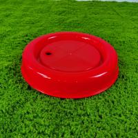 China 37.5cm X 36.5cm Cylindrical Bird Watering Dispensers Cone Shape Plastic Anti Drip Watering for sale