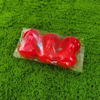 China Automatic Plastic Washable Chicken Drinking Bowl Red Round Design for sale
