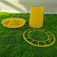 China Plastic Poultry Feed Bucket In Standard Size For Poultry Farm 31.4cm X 37.4cm for sale
