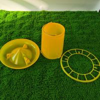 China Plastic Poultry Feed Bucket In Standard Size For Poultry Farm 31.4cm X 37.4cm for sale