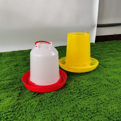 China Plastic Poultry Feed Bucket Suitable For Poultry Farming In Red Yellow for sale