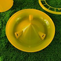 China Modern Round Plastic Split Feed Buckets Various Sizes Suitable For Poultry for sale