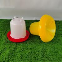 China Ergonomic Red Yellow Poultry Feed Bucket Standard Weight Modern Design for sale
