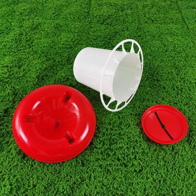 China Waterproof Plastic Cylinder Feeder Accessories Maximize Poultry Farm Potential for sale