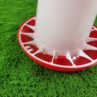 China Freestanding Standard Poultry Feeder For Chickens Geese Turkeys 1L - 12L Capacity for sale