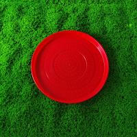 China Convenient Lightweight Red Feed Feeding Tray Easy to Clean Breeding Tool for Chickens for sale