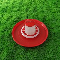 China Portable Durability Chicken Feeding Tray for Farms Retail - Lightweight Red for sale