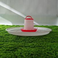 China Long Life span Circular Plastic Poultry Feed Tray Durability Standard Capacity for sale