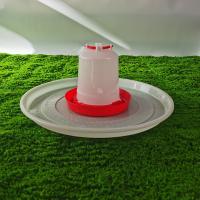 China Long Life span Circular Plastic Poultry Feed Tray Durability Standard Capacity for sale