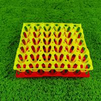 China Eco Friendly Egg Tray For Agricultural Egg Packing Red Yellow Blue White Colors 30 Holes for sale